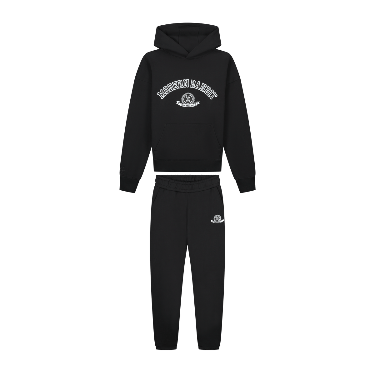 Tracksuit Black Shield Logo – Modern Bandit Clothing