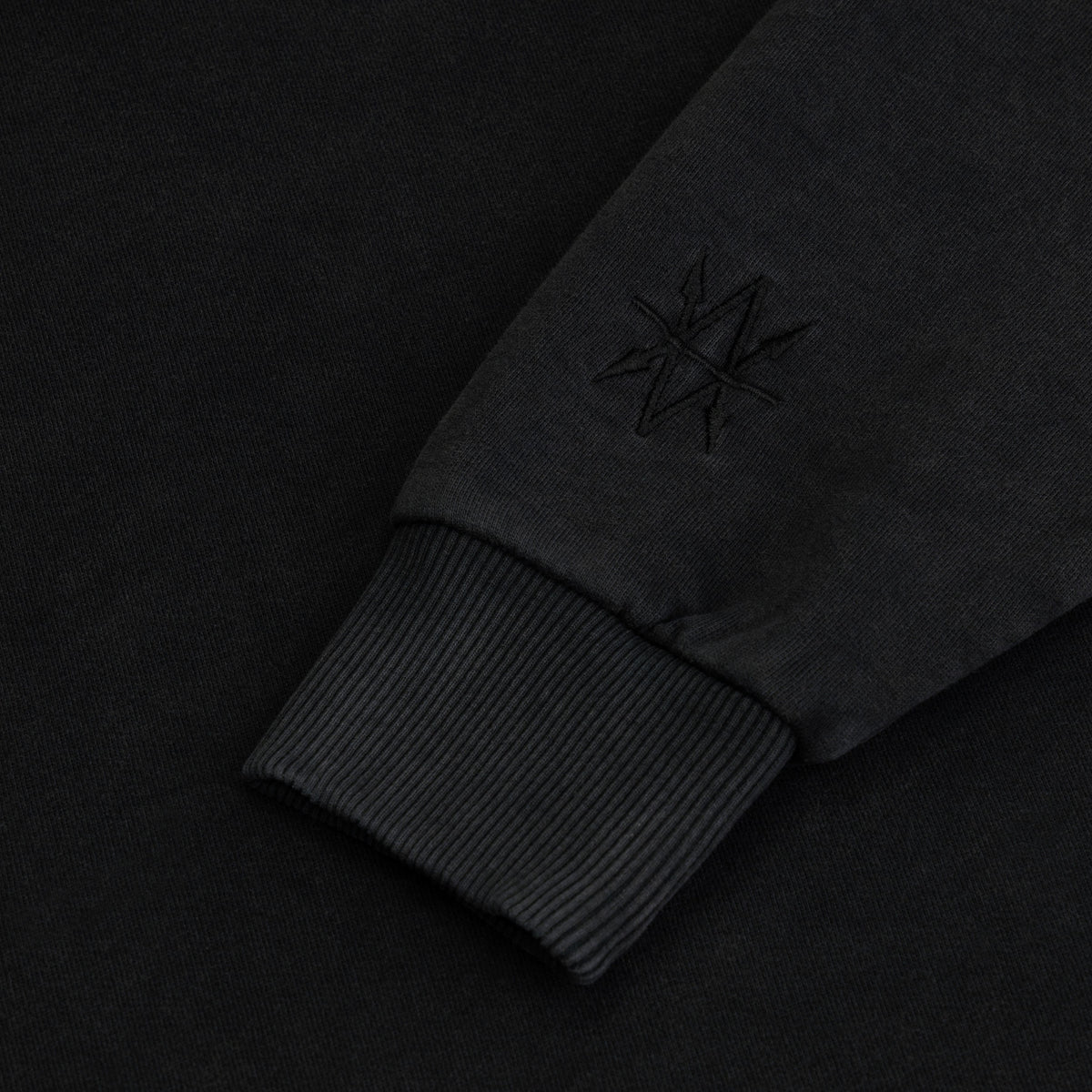 Sweater Stone Washed Grey Basic Black – Modern Bandit Clothing